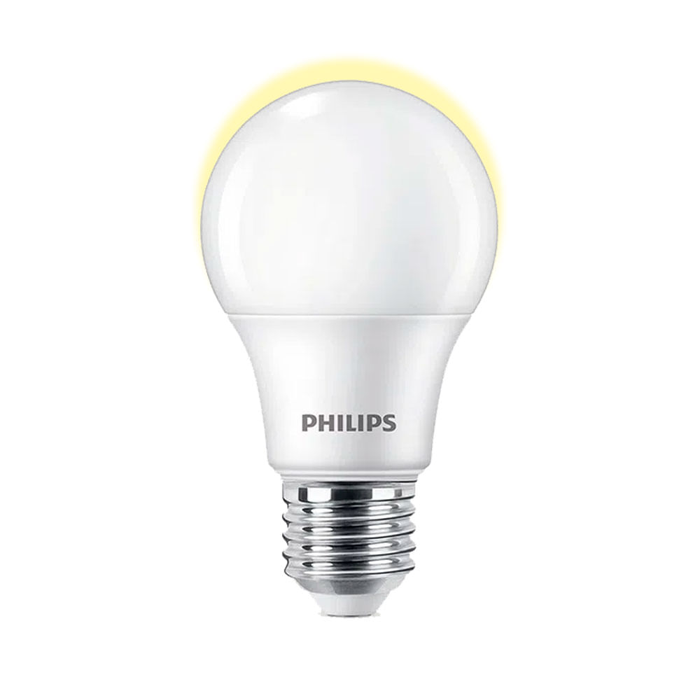 Lâmpada Led Philips bulbo A60 bivolt base E27 Amarela - 9W | Philips ...