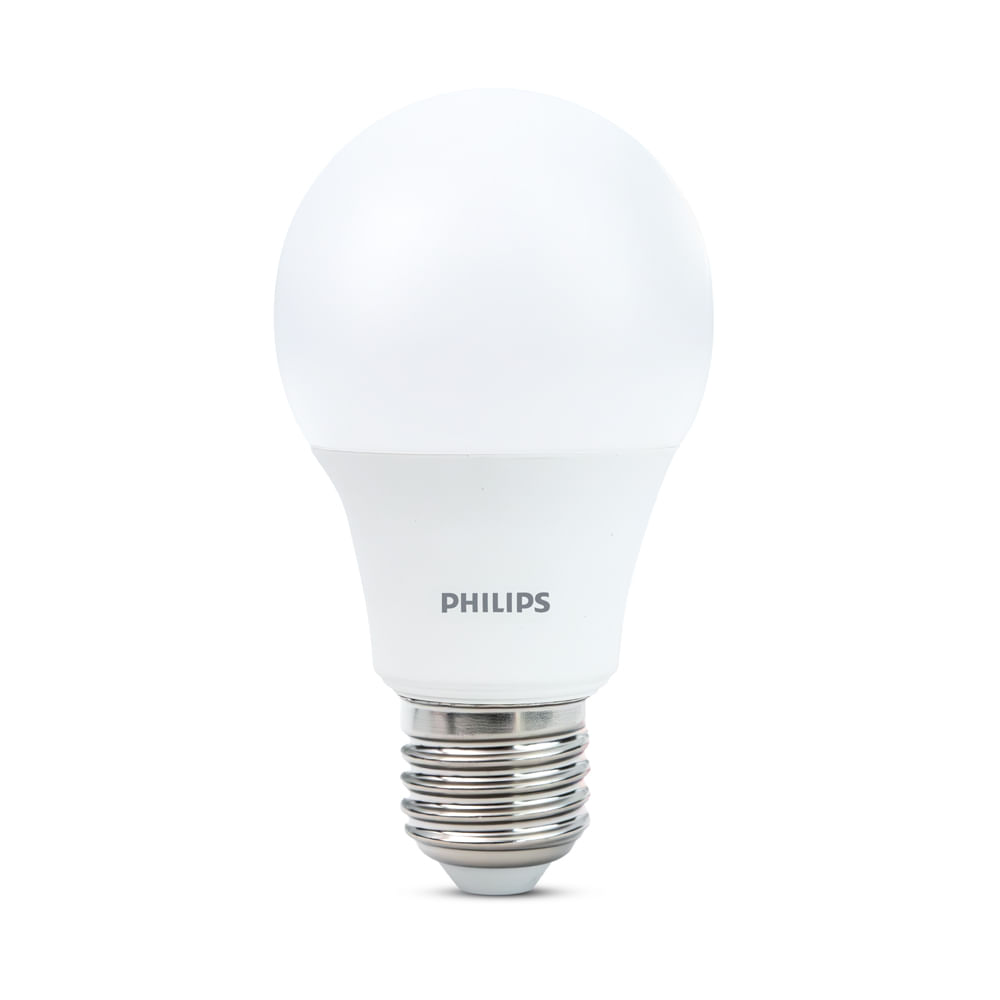 Lâmpada Led Philips bulbo A60 bivolt base E27 Branca Neutra - 9W ...