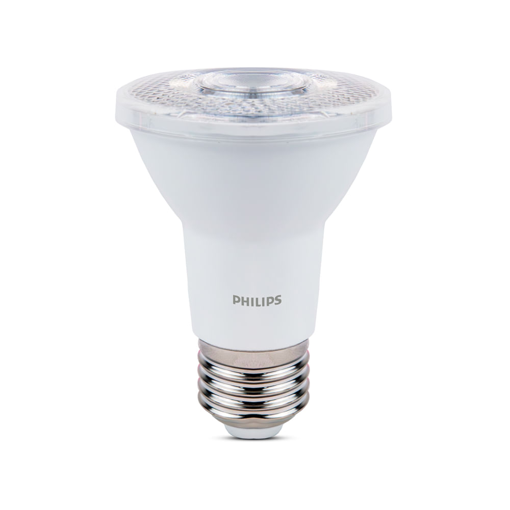 Lâmpada Led Philips PAR20 4.9W bivolt base E27 Branca Fria - 4.9W ...